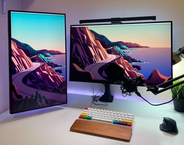 【Dell S2421HSX】在宅ワーク環境改善 縦置きモニターを導入してみた。